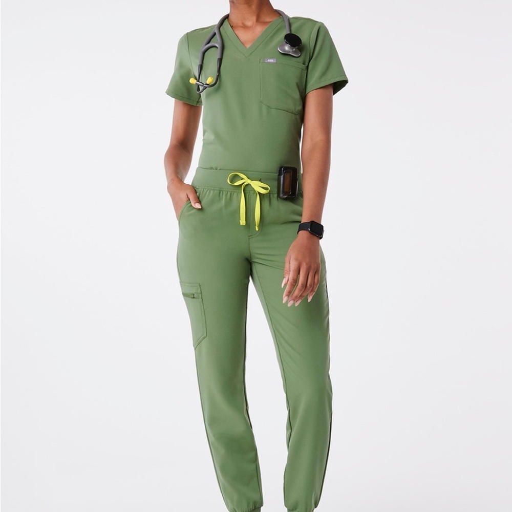 Figs Fern Joggers Scrub Pants Petite - Gem